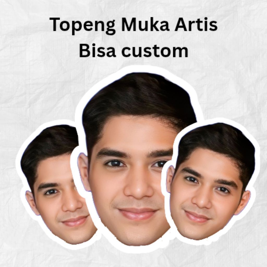 Jual TOPENG MUKA AL GHAZALI KOHLER FACE MASK ARTIS AL EL DUL BISA CUSTOM | Shopee Indonesia