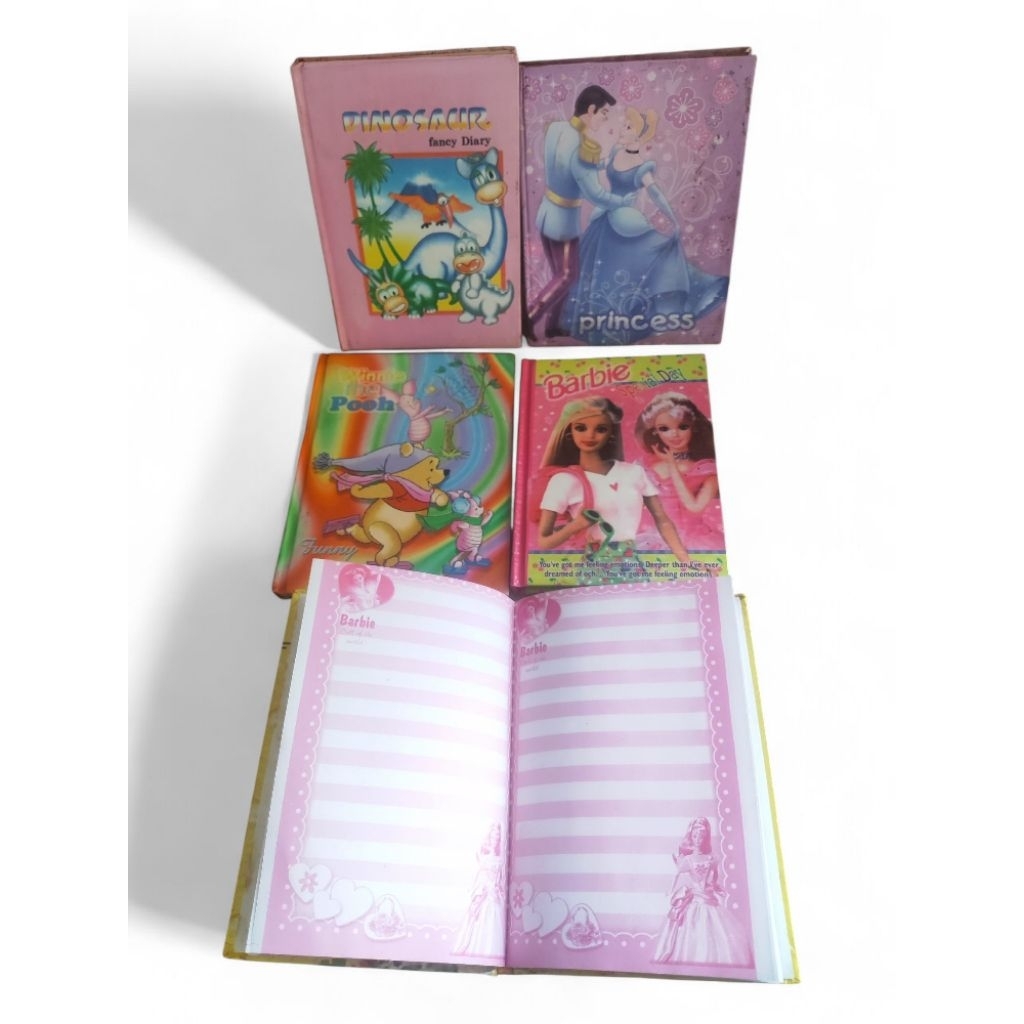 Jual buku diary/diary book/buku harian/notebook karakter RENDOM ...