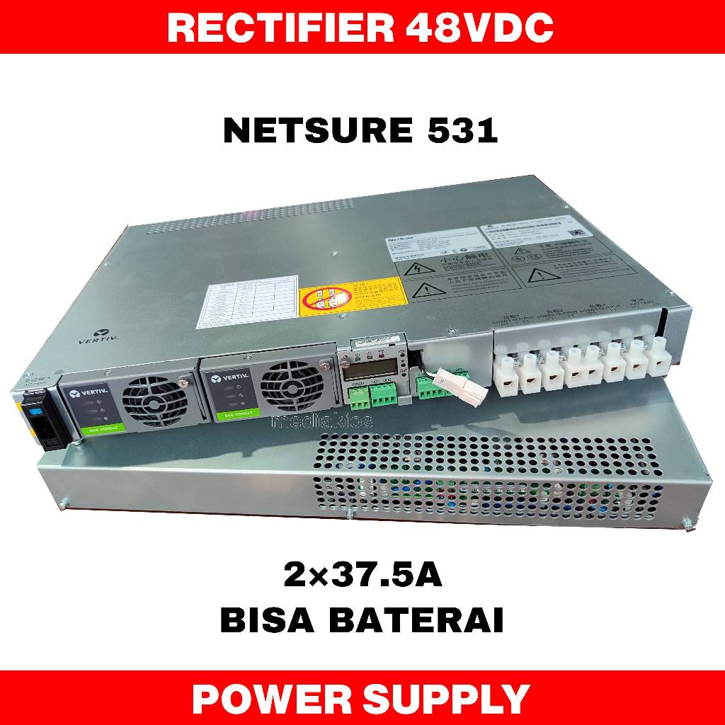 Jual Rectifier 48VDC VPE Netsure531 DUMC, Bisa Baterai, SSD | Shopee ...