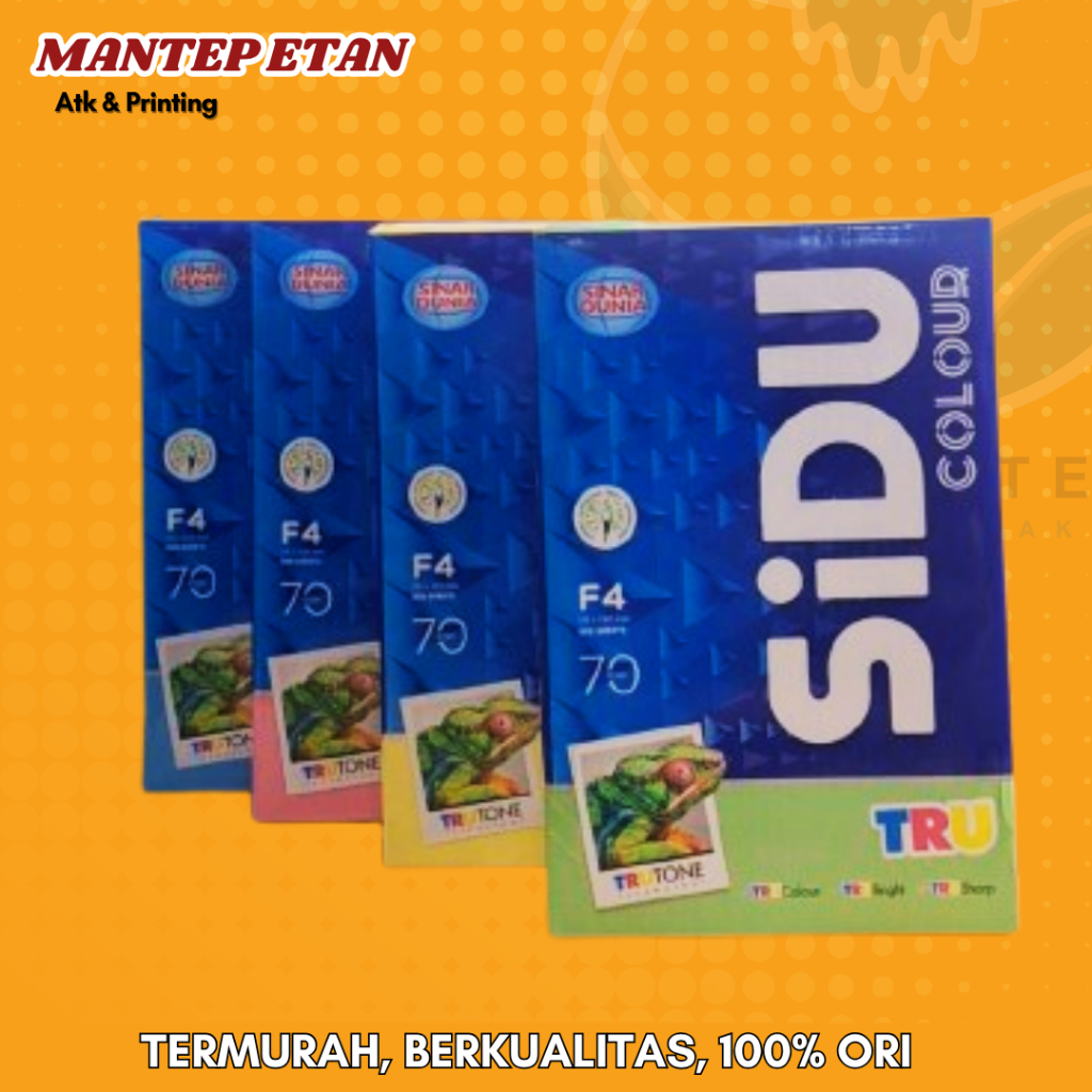 Jual KERTAS SIDU A4 COLOUR (BERWARNA) | Shopee Indonesia
