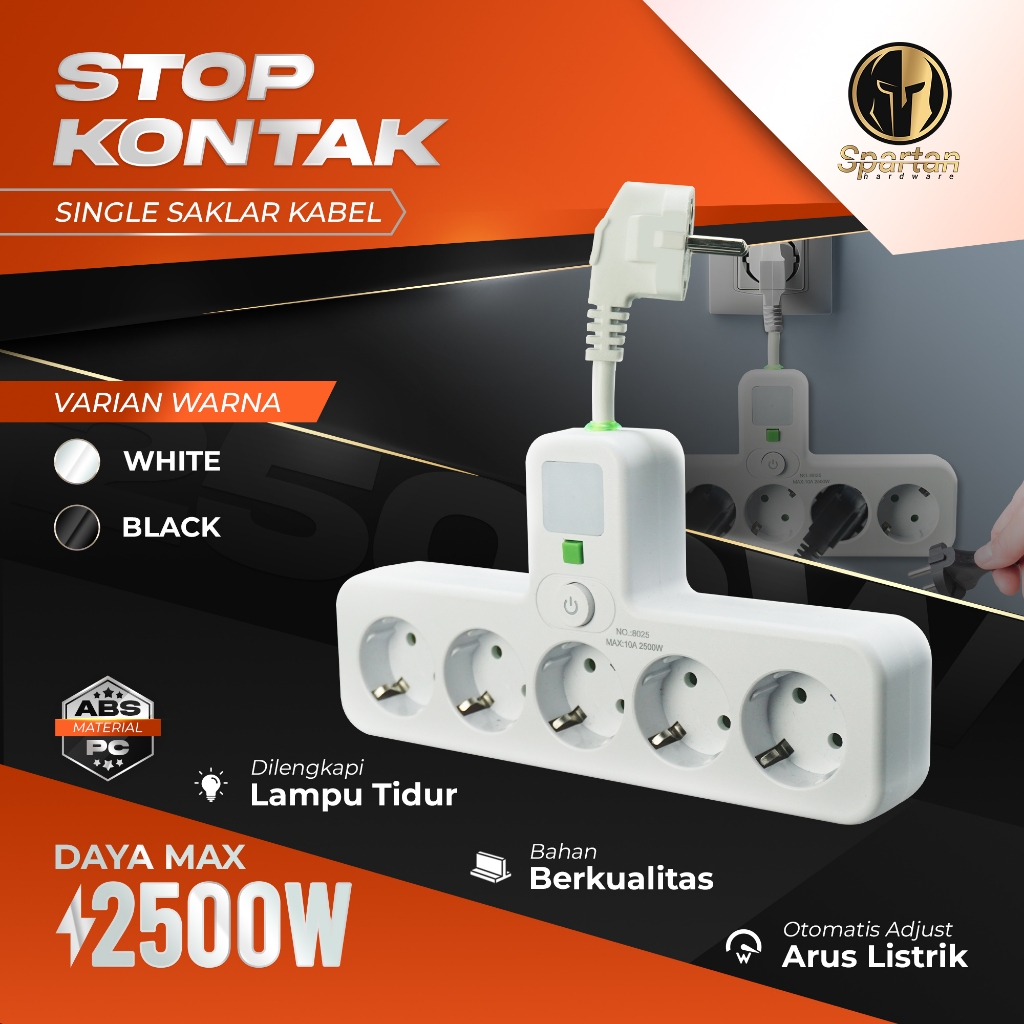 Jual Stop Kontak Colokan Listrik Single Saklar On Off Tempel Gantung ...