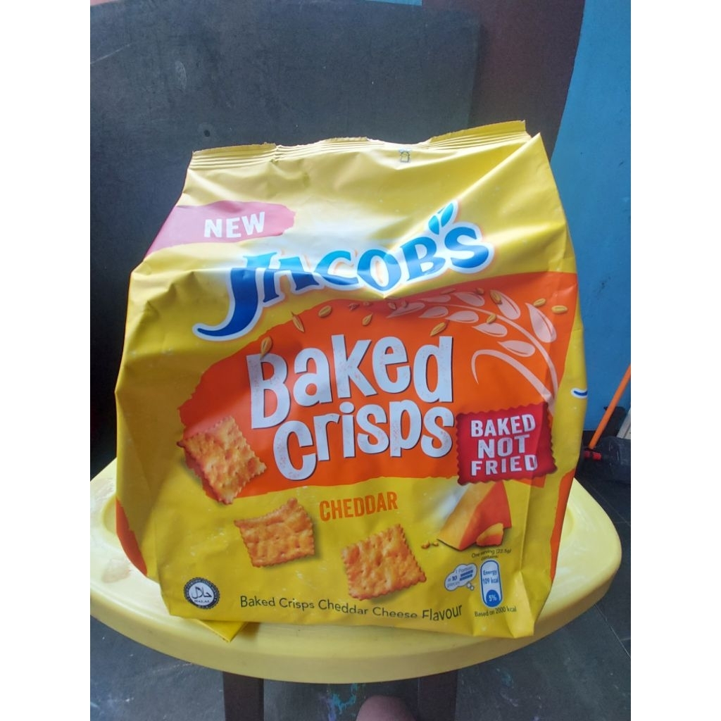 Jual Jacobs Baked Crisps Cheddar 229gr Jacob's Baked Crisps Cheddar ...