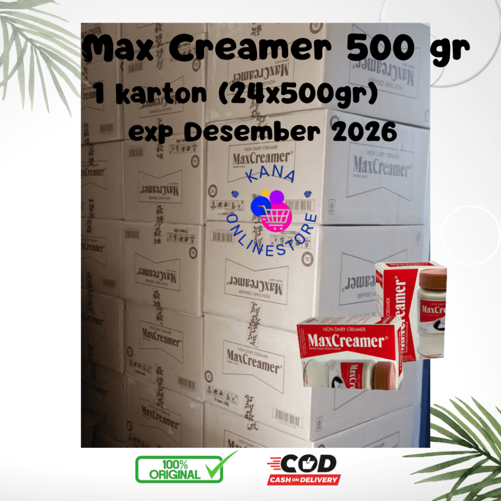 Jual [DUS] Max Creamer (500 gr x 24 pak) - 1 karton -----DUSSAN ...