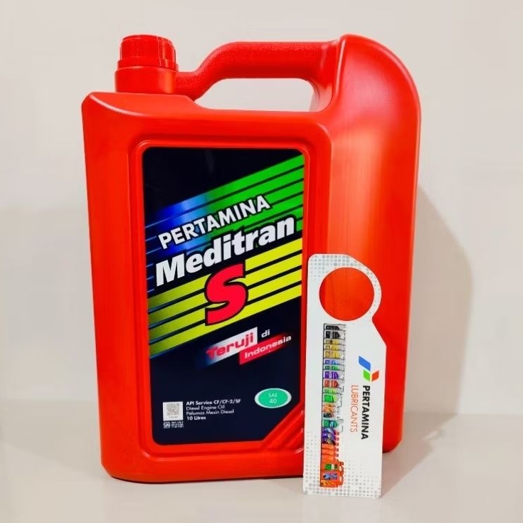 Jual OLI PERTAMINA MEDITRAN S SAE 40 GALON 10L UNTUK MESIN DIESEL ...