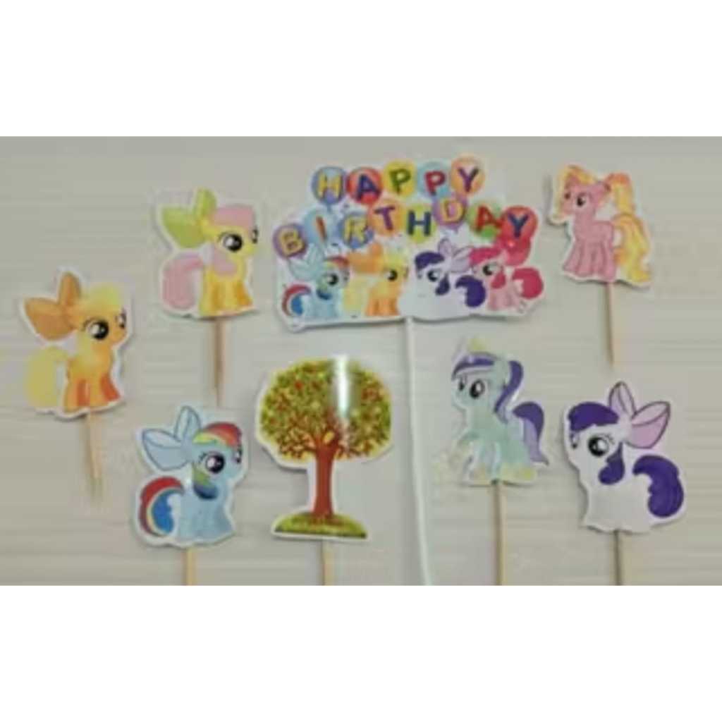 Jual CAKE TOPPER LITTLE PONY /CAKE TOPPER HELLO KITYY / CAKE TOPPER ...