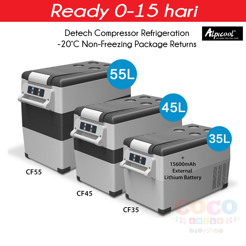 Jual ALPICOOL New CF Series Car Home Refrigerator CF35 CF45 CF55 Kulkas ...