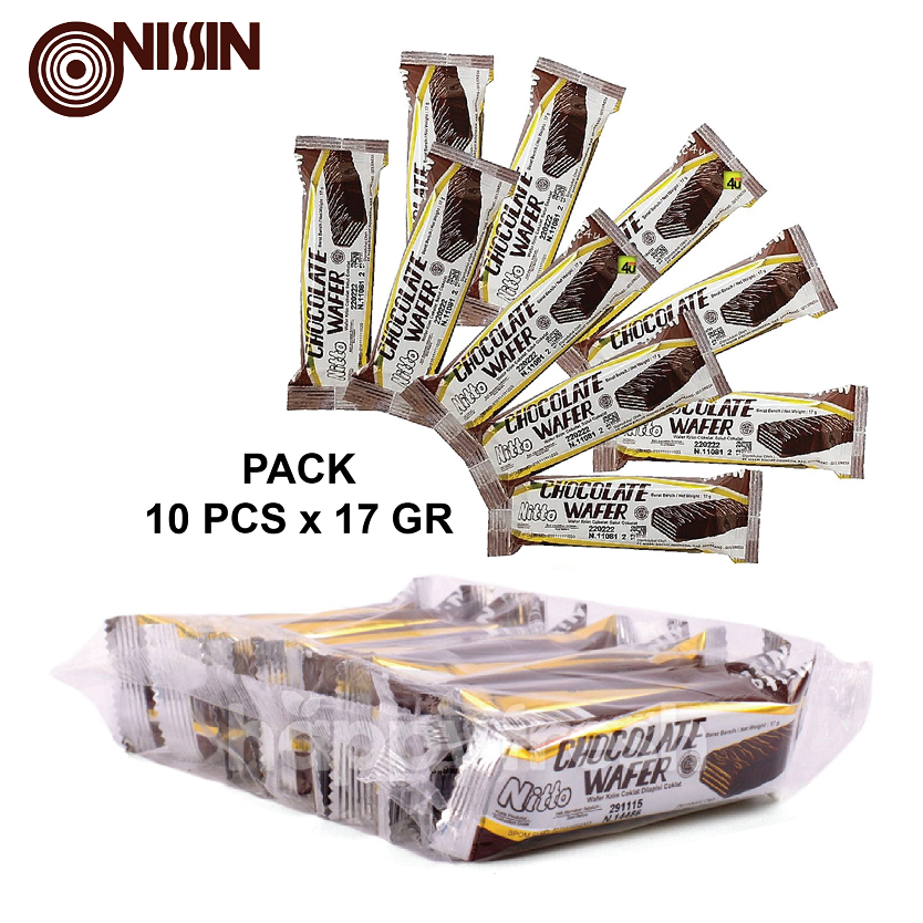Jual Wafer Sandwich NISSIN NITTO Pack 170 GR (10 Pcs x 17 Gram) Nito ...