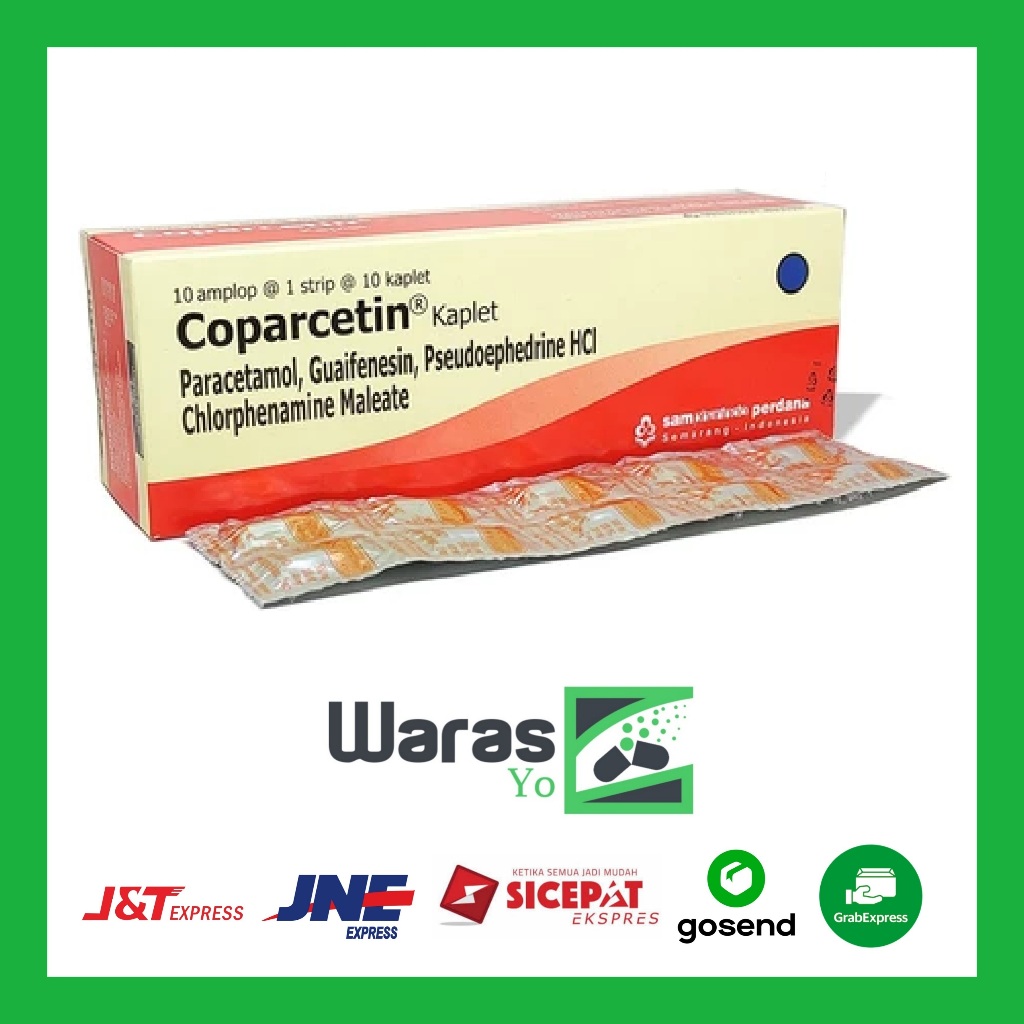 Jual [SW] Coparcetin 10 Tablet - Obat Flu, Batuk, Pilek & Demam ...