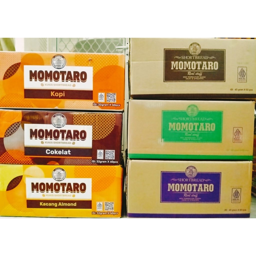 Jual Roti Aoka Momotaro Shortbread Grosir termurah (Bisa mix 6 rasa ...