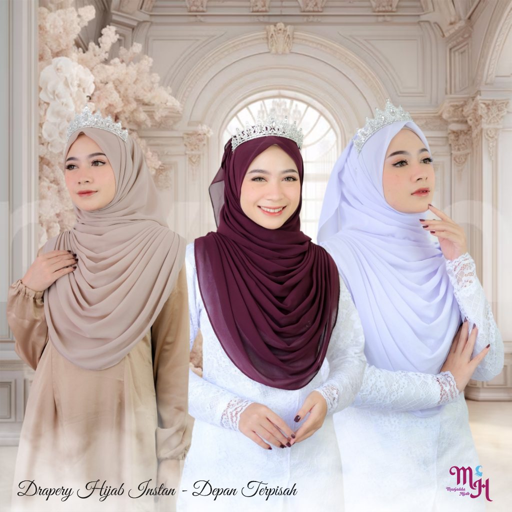 Jual DRAPERY INSTAN HIJAB/HIJAB DRAPERY INSTAN SET - DEPAN TERSPISAH ...