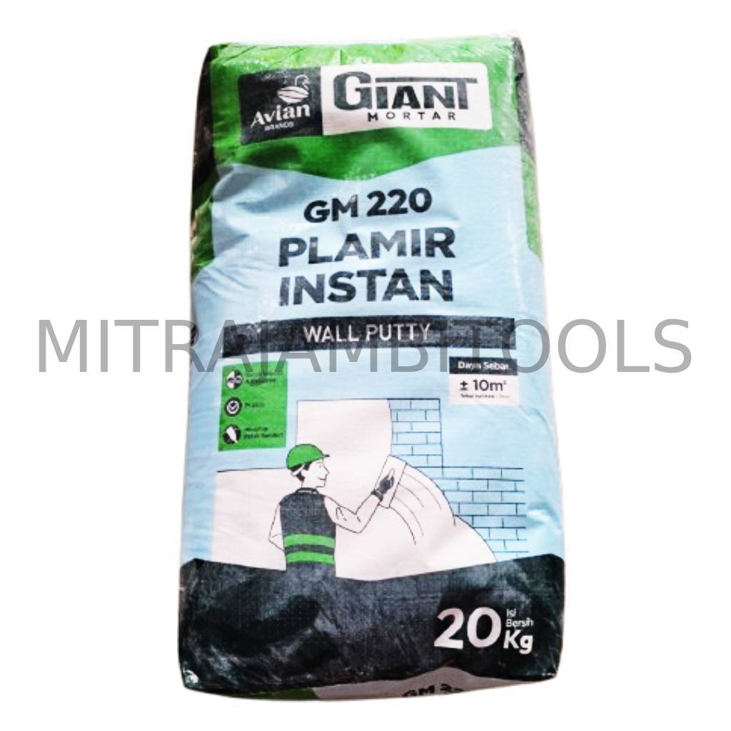 Jual PLAMIR GIANT MORTAR DEMPUL DINDING 20 KG | Shopee Indonesia