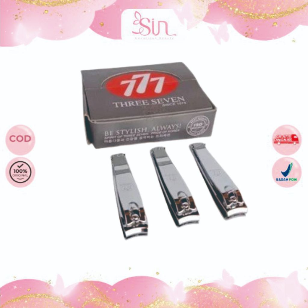 Jual Gunting Potong Potongan Kuku Original 777 Three Seven Nail Clipper ...