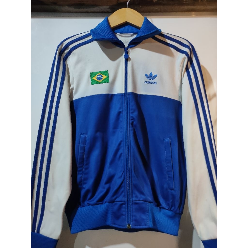 Jual Tracktop Adidas Brazil Rio De Janeiro | Shopee Indonesia