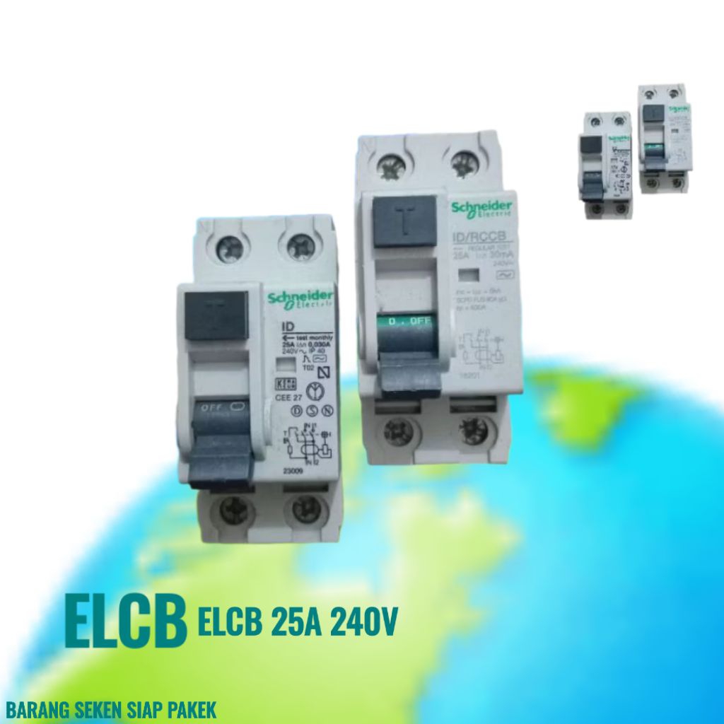 Jual ELCB 1P 25A 240V SEken | Shopee Indonesia