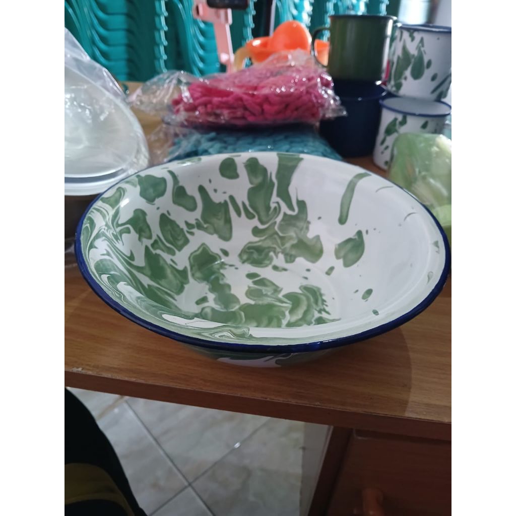 Jual Mangkok Brilik | Mangkok Jadul | Mangkok Seng | Mangkok 20cm/22cm ...