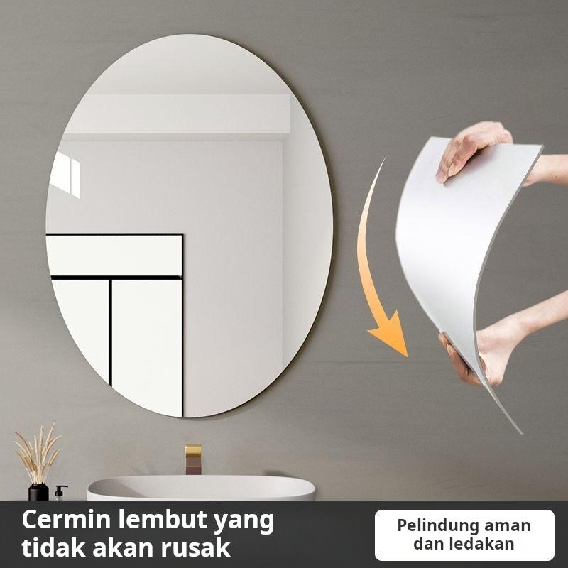 Jual Cermin dinding lembut perekat diri akrilik seluruh tubuh cermin ...