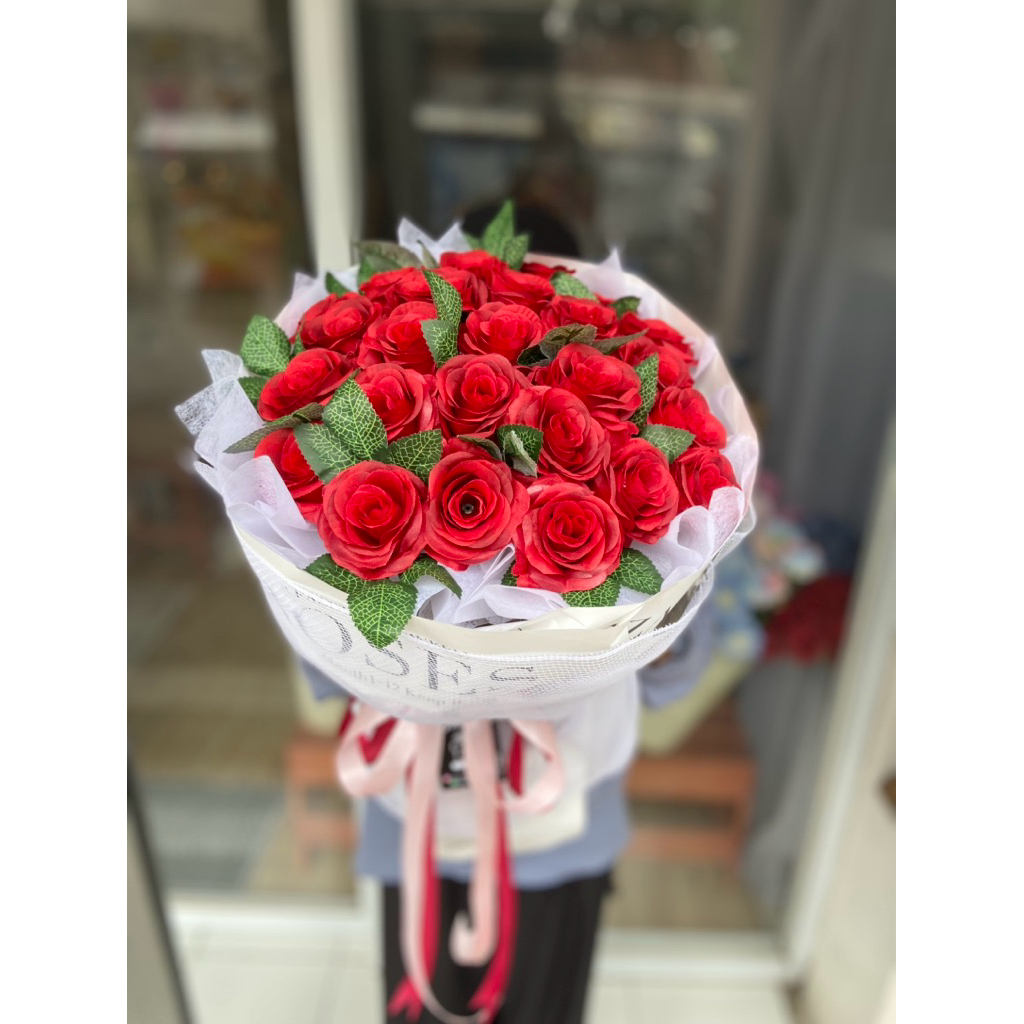 Jual Elegan Buket Artificial Flowers | Shopee Indonesia
