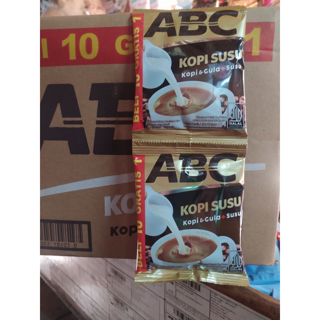 Jual ABC kopi susu renceng 30g (10+1pcs) | Shopee Indonesia