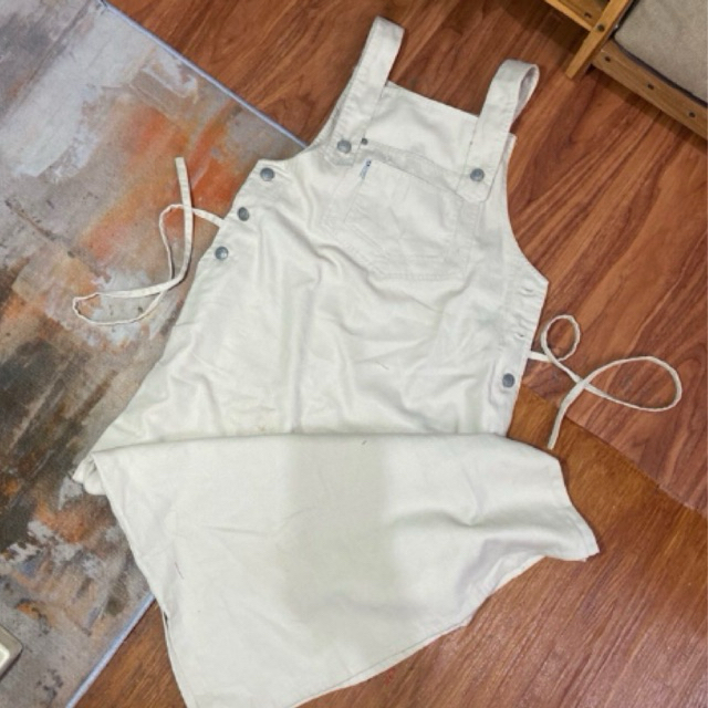 Jual jumpsuit baju kodok overall skirt rok coklat susu milk brown ...