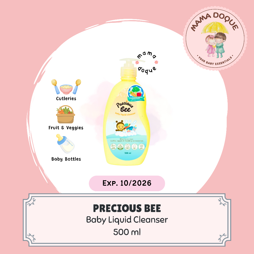 Jual Precious Bee Baby Liquid Cleanser 500ml | Shopee Indonesia