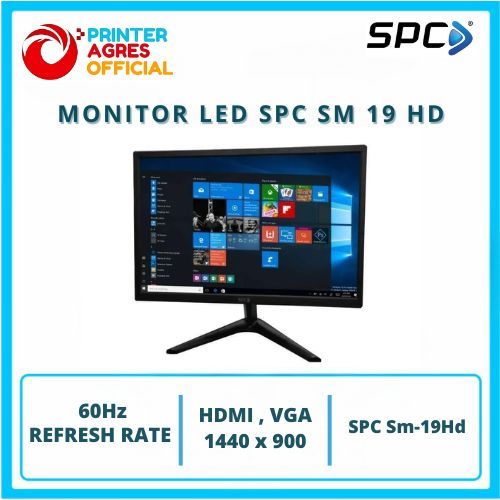 Jual Monitor SPC 19 Inch SM-19HD IPS HD 720p 1ms 60Hz – Garansi Resmi 1 ...