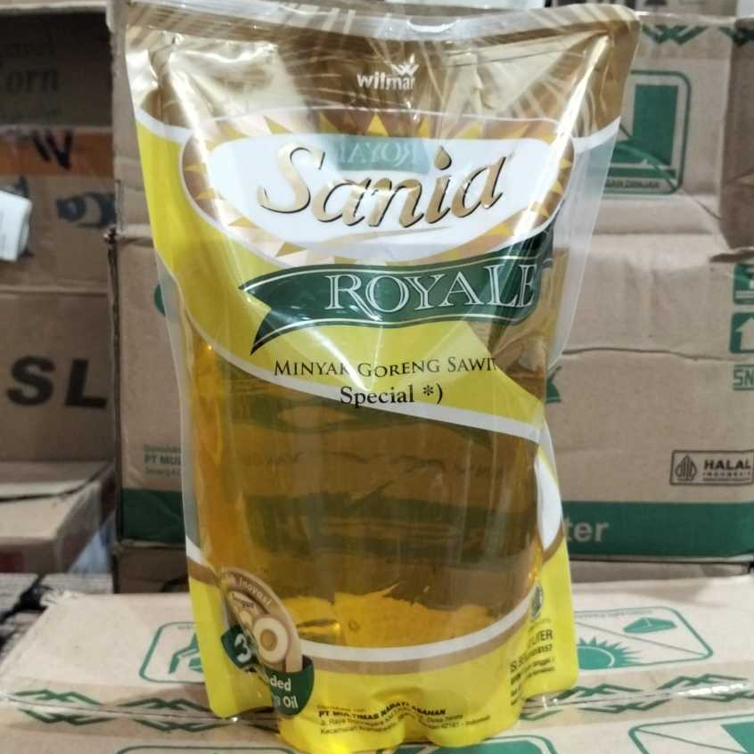 Jual MINYAK GORENG SANIA ROYALE POUCH REFILL 2 LITER 2 LT 2LT SAWIT ...