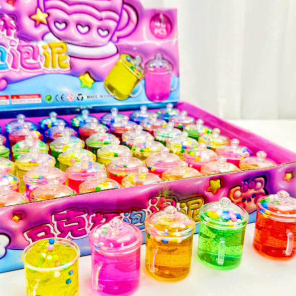 Jual slime impor karakter clear random / slime jiggly / slem original ...