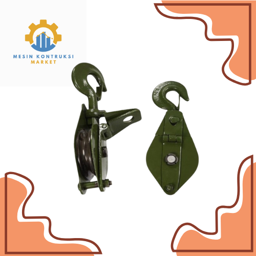 Jual SINGLE WHEEL PULLEY BLOCK / KATROL KAPAL BARANG DEREK 2 TON ...