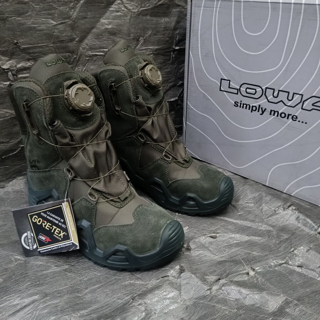 Jual Sepatu PDL Lowa Hijau Tali Putar / Sepatu Lowa Hijau Tali Putar ...