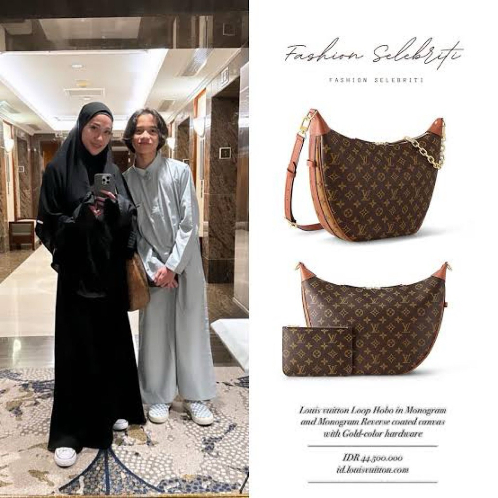 Jual TAS WANITA L02 LOOP HUINA BAG HOBO CHAIN FASHION | Shopee Indonesia