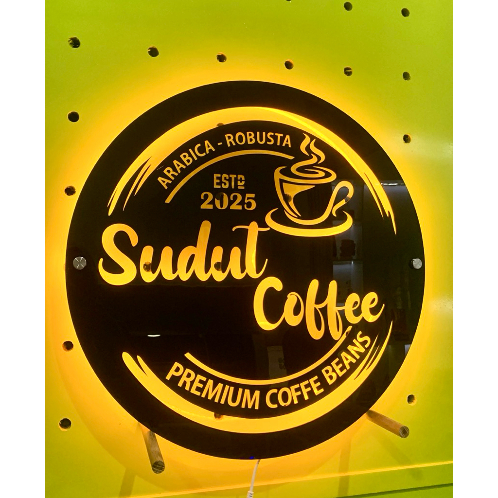 Jual PAPAN NAMA USAHA MENYALA PAPAN NAMA LED LOGO JUMBO LED diameter ...