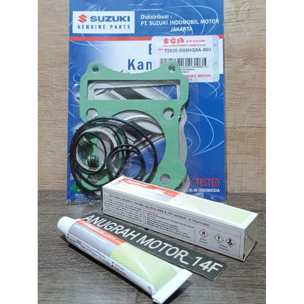 Jual Packing Topset + Lem Thunder 125 Suzuki Genuine Part | Shopee ...