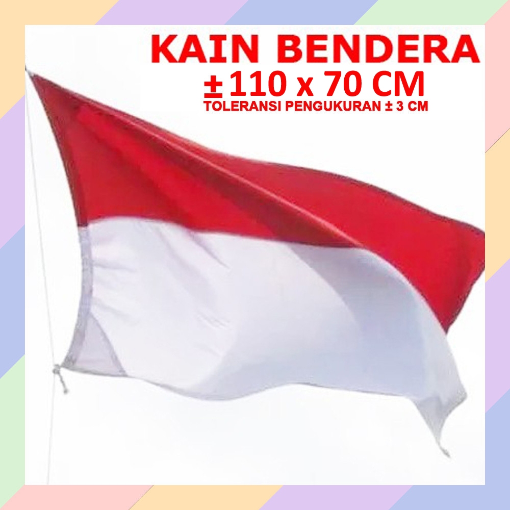 Jual ST21 Kain Bendera Merah Putih Agustus Kemerdekaan Bendera Besar ...