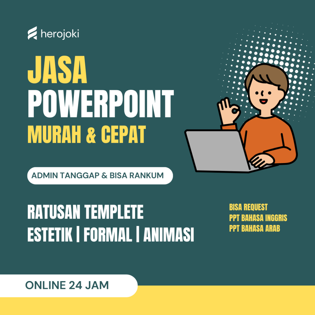Jual JASA PEMBUATAN PPT / POWERPOINT PROFESIONAL ESTETIK EXSPRES 1 JAM ...