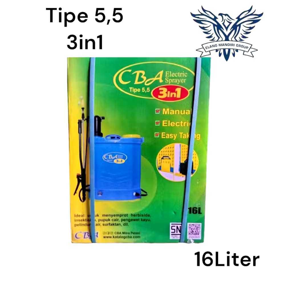 Jual CBA 16 Liter Tipe 5,5 Sprayer Elektrik 16 Liter Alat Semprot CBA ...