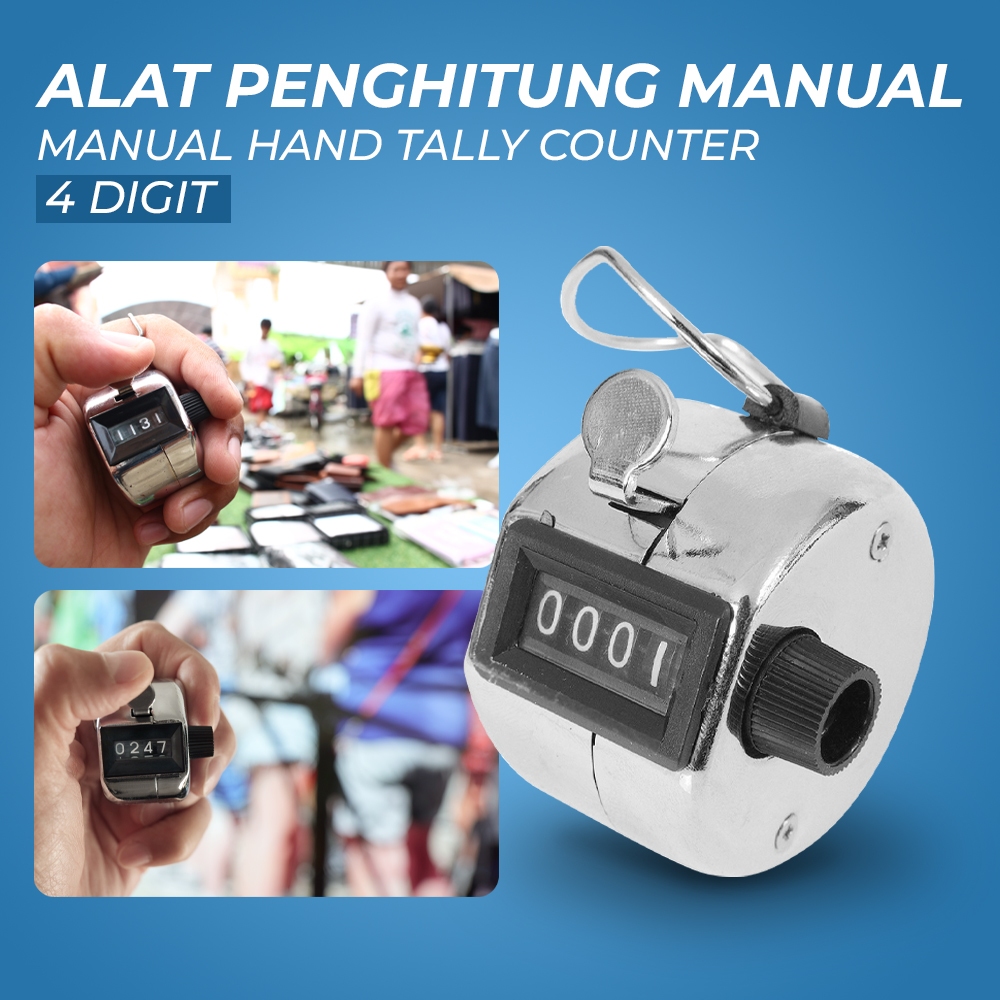 Jual Alat Hitung Manual Hand Tally Counter 4 Digit Manual – Alat ...