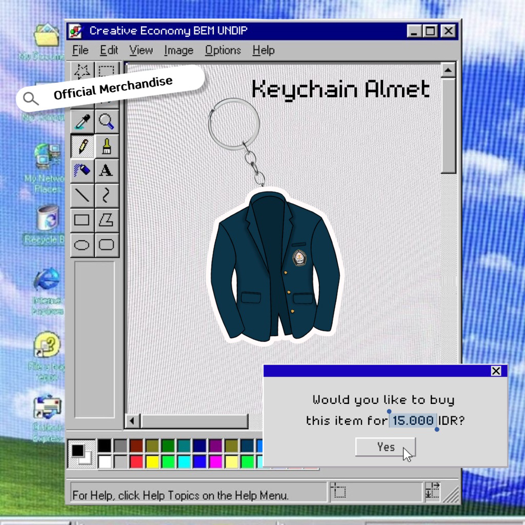 Jual Keychain Almet Undip - Official Merchandise by Ekotif Bem Undip ...