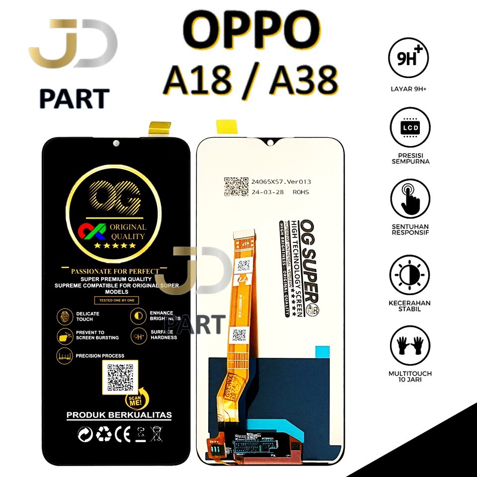 Jual LCD TOUCHSCREEN OPPO A18 / OPPO A38 ORIGINAL FULLSET | Shopee ...