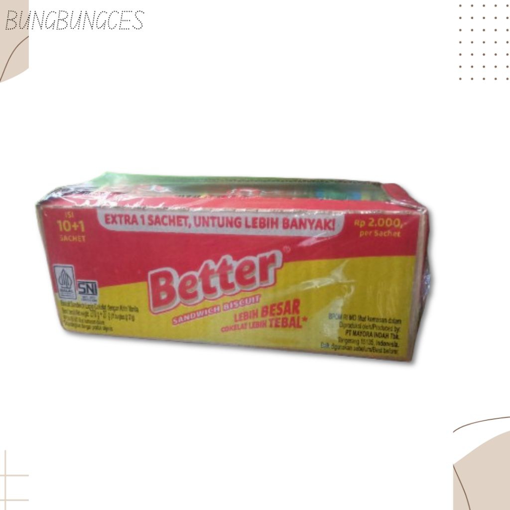 Jual Better Biscuit Sandwich ( 10+1 ) | Shopee Indonesia