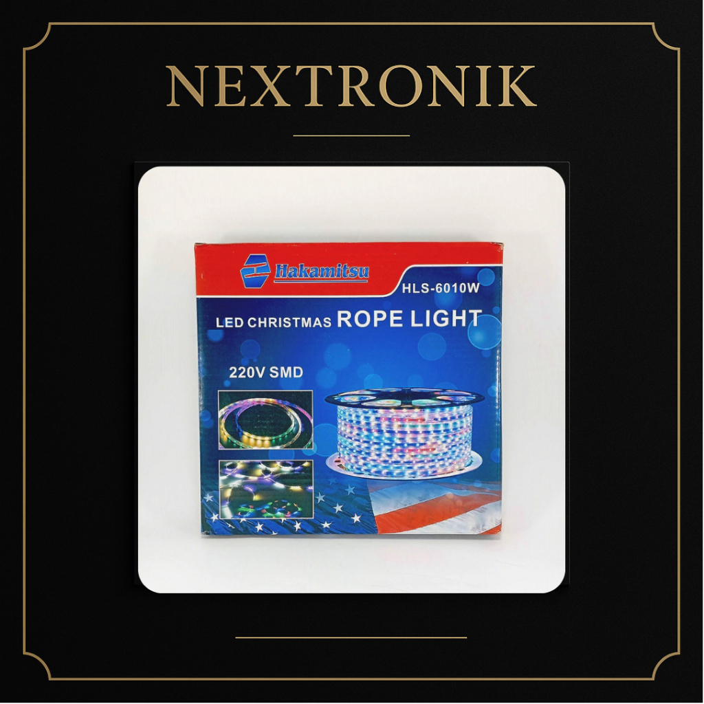 Jual Led Strip RGB 10M + Adaptor Merk Hakamitsu Rope Light HLS-6010W ...