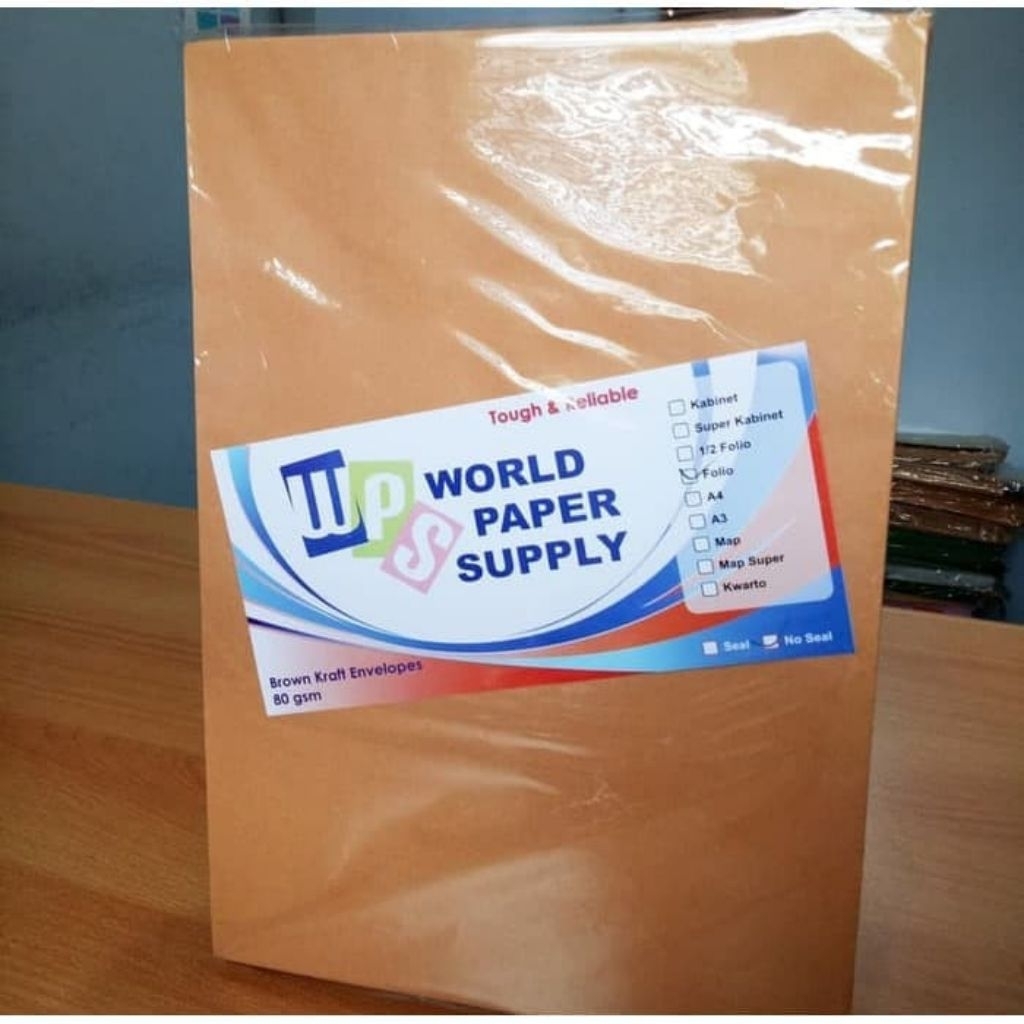 Jual Amplop Coklat A3 WPS isi 100 Lembar | Shopee Indonesia