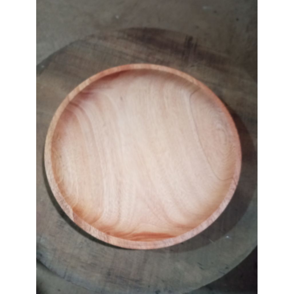 Jual piring Liuk mahoni 20 cm | Shopee Indonesia