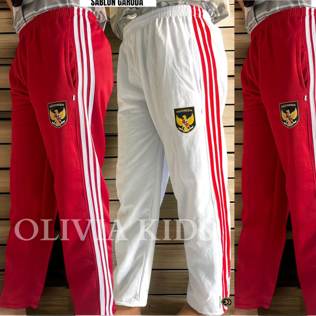 Jual Celana Traning Pria Wanita Edisi Merah Putih HUT RI Agustus Celana ...