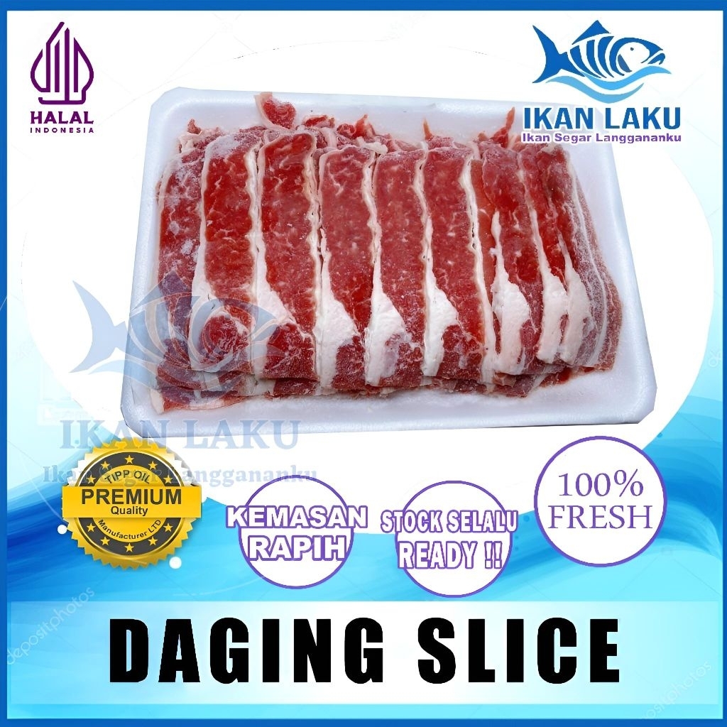 Jual Daging Slice Sapi Premium 500gr – Beef Slice Frozen Shabu Shabu ...
