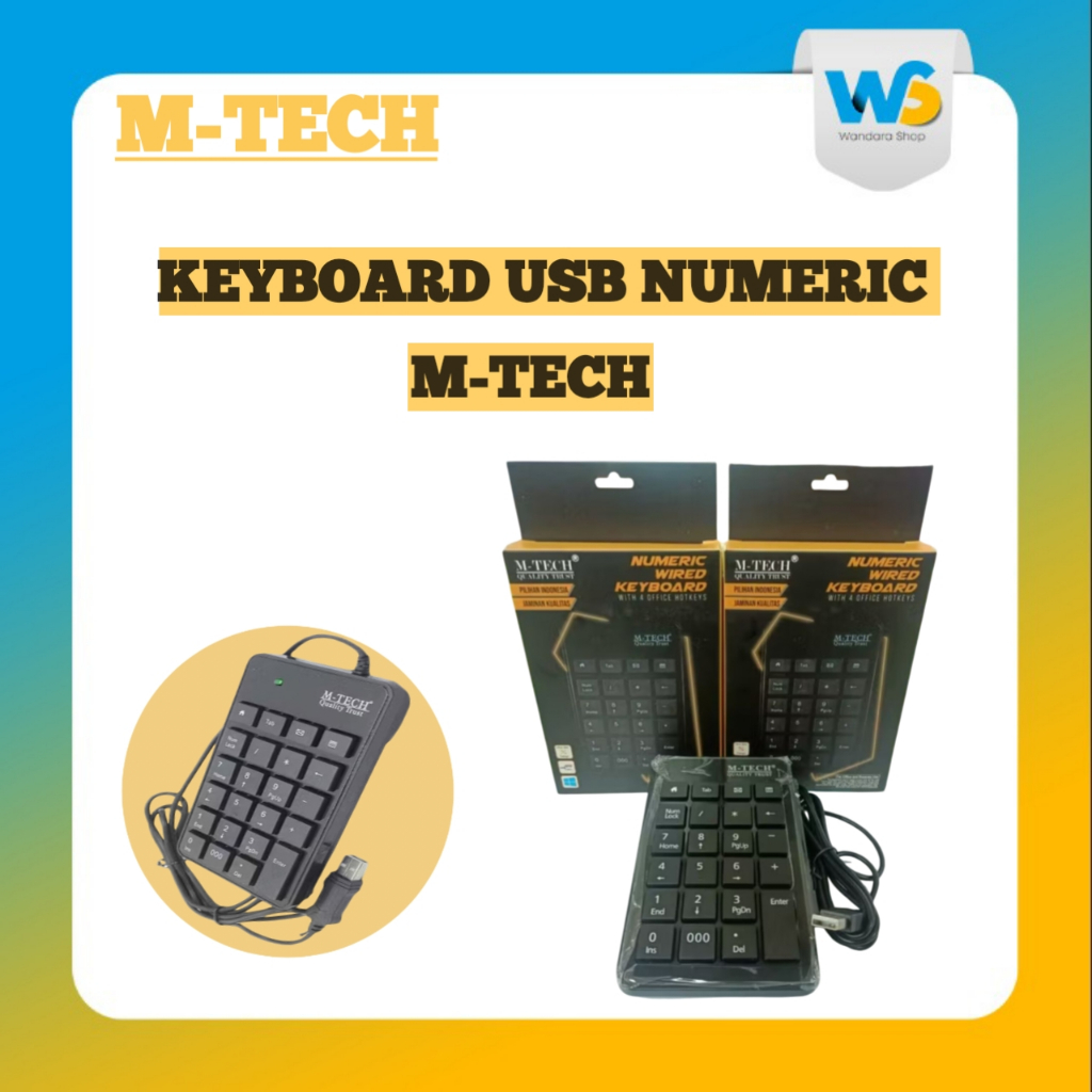 Jual M-Tech Numeric Keypad USB Cable - Keyboard Numerik Kabel USB ...