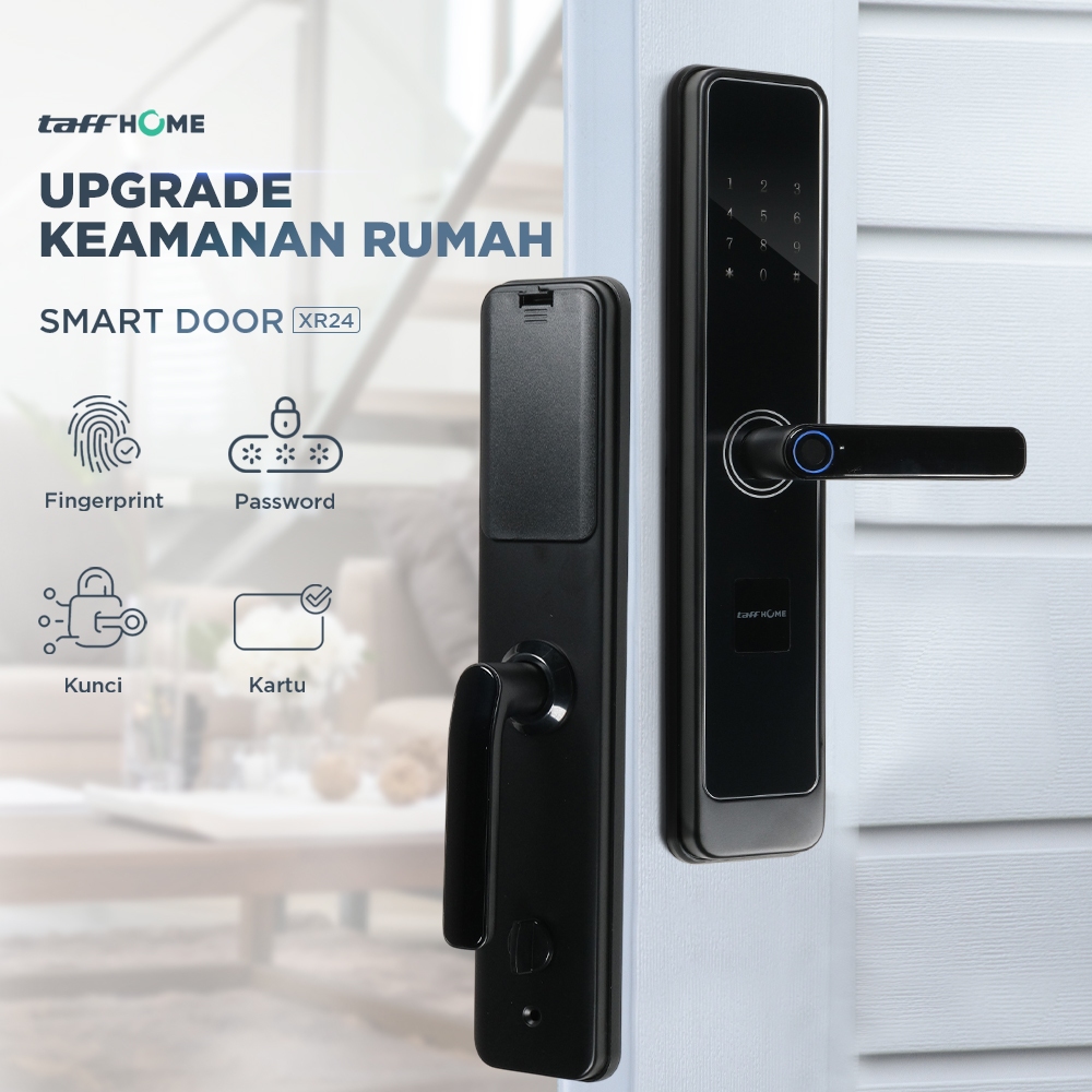 Jual Handle Pintu / Handel Pintu Smart Door Lock Fingerprint Password ...