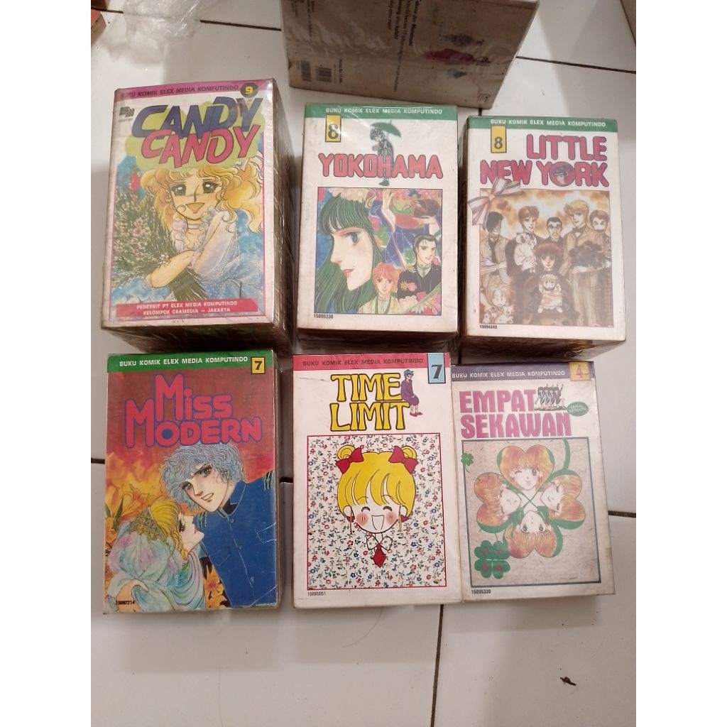 Jual Komik Manga Perempuan Cewe Jadul Fullset Candy Candy 1-9, Yokohama ...