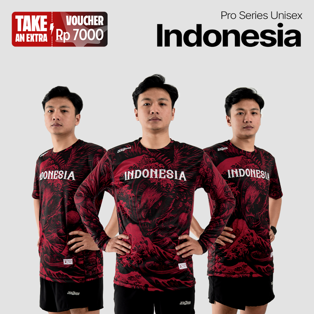 Jual Jerjhon Jersey Pro Series Unisex Edisi Indonesia- Limited Edition ...