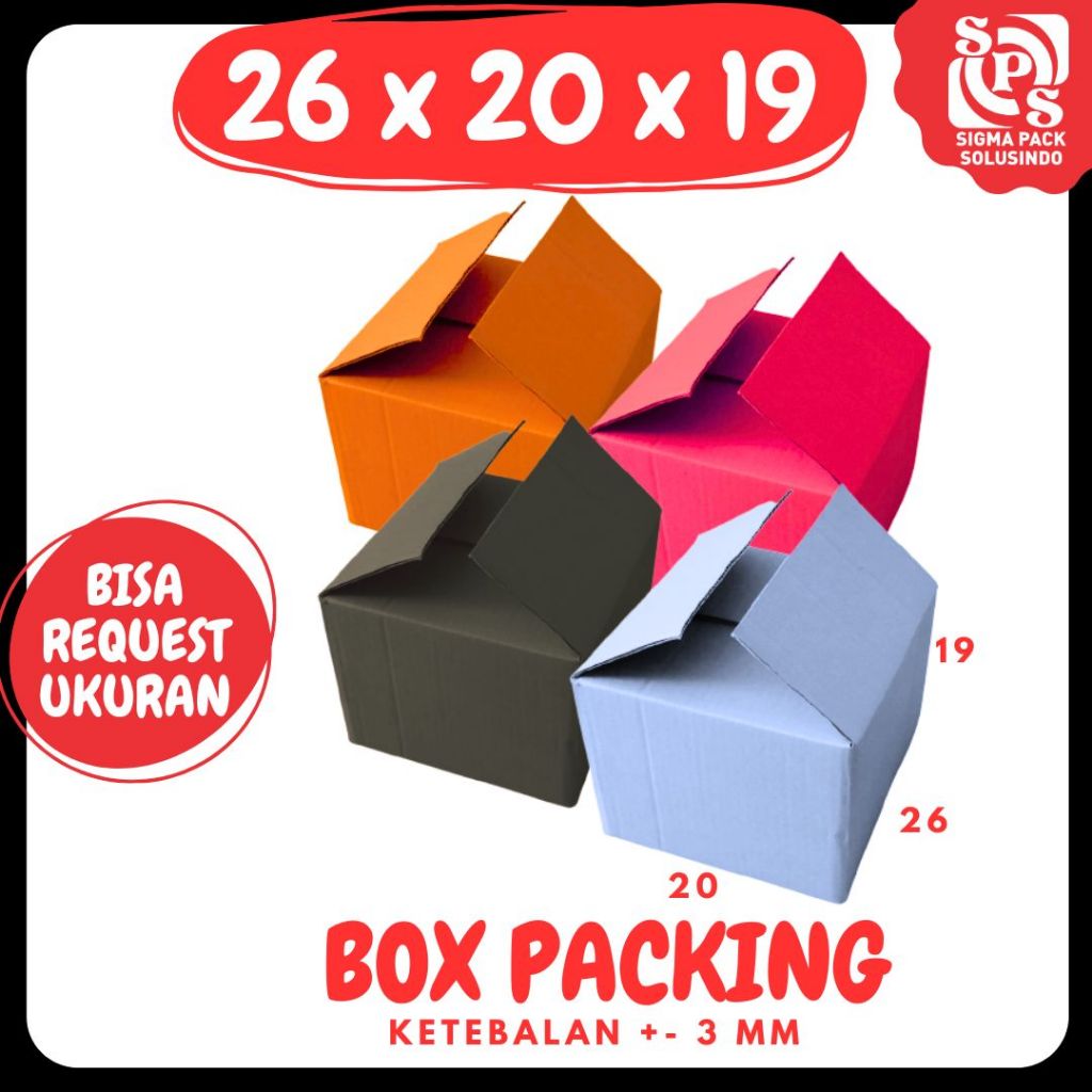 Jual Box 26x20x19 A1 Packing Dus Kardus Kotak Kemasan Botol Minyak ...