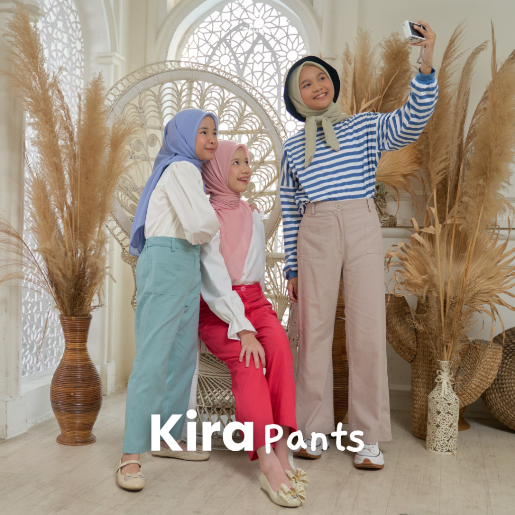 Jual LITTLE MISSMOS – KIRA PANTS Celana Katun Linen Anak Perempuan 4-12 Tahun | Shopee Indonesia
